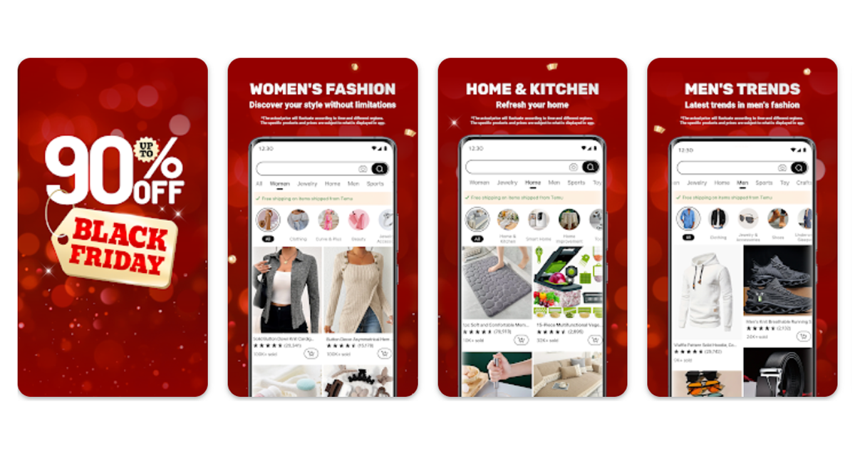 Black Friday Week: How to get the lowest prices on TEMU - App-Tipps.com